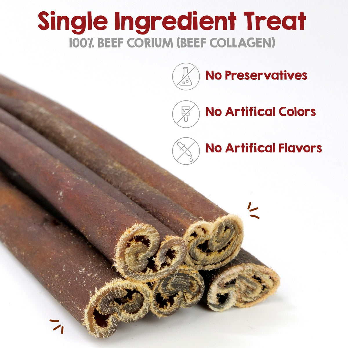 Riley's Originals Beef Collagen 6" Sticks (5 ct) – Riley's Pets